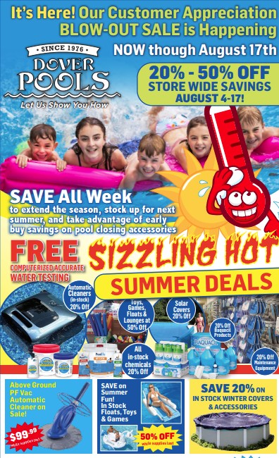 Dover Hot Tub Specials | Seaford Above Ground Pool Specials